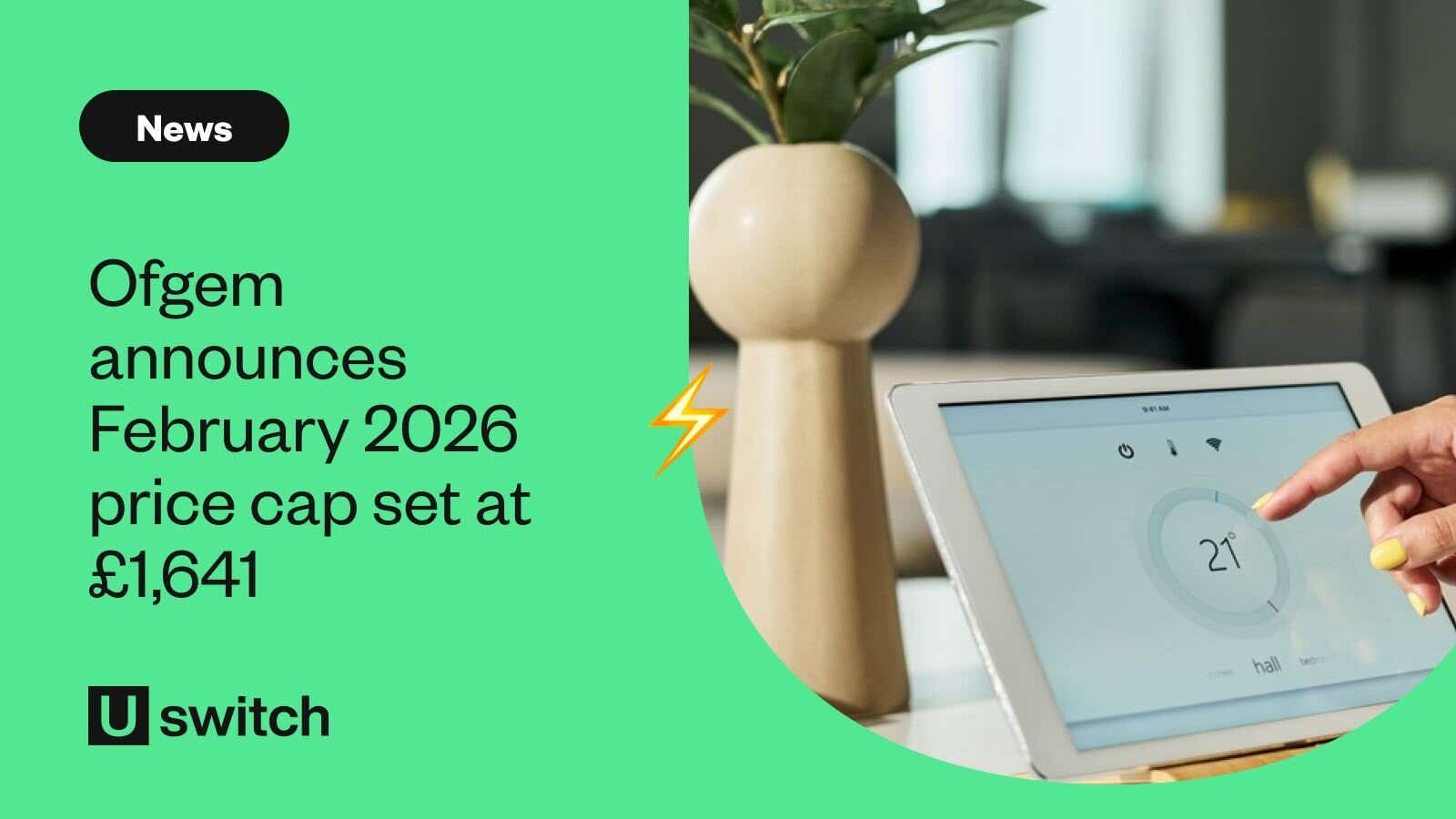 Energy bills to fall with Ofgem's February 2026 price cap set at £1,641 ...