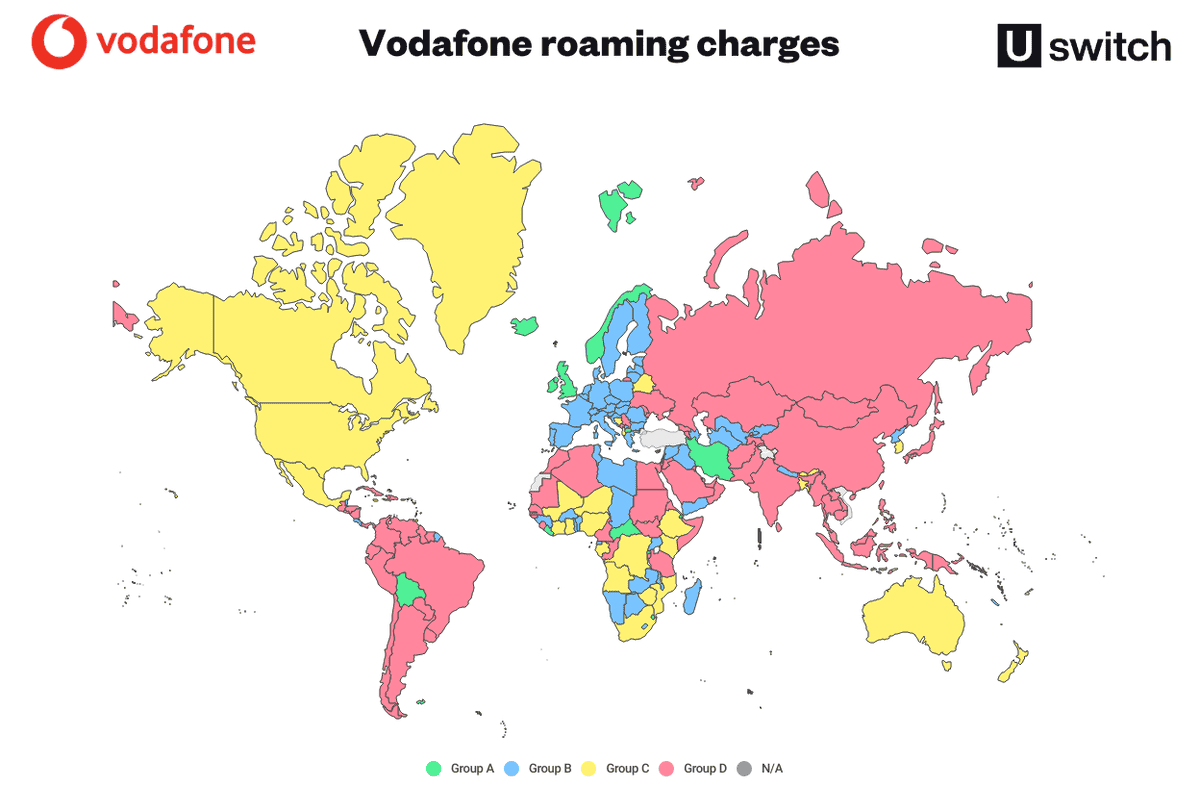 Vodafone international roaming FAQ
