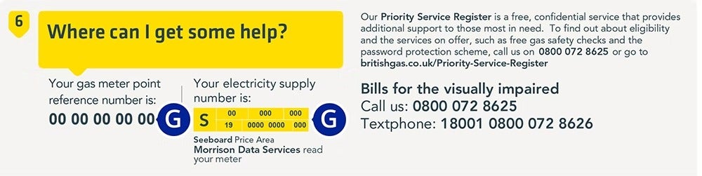 How do I read my British Gas bill? - Uswitch
