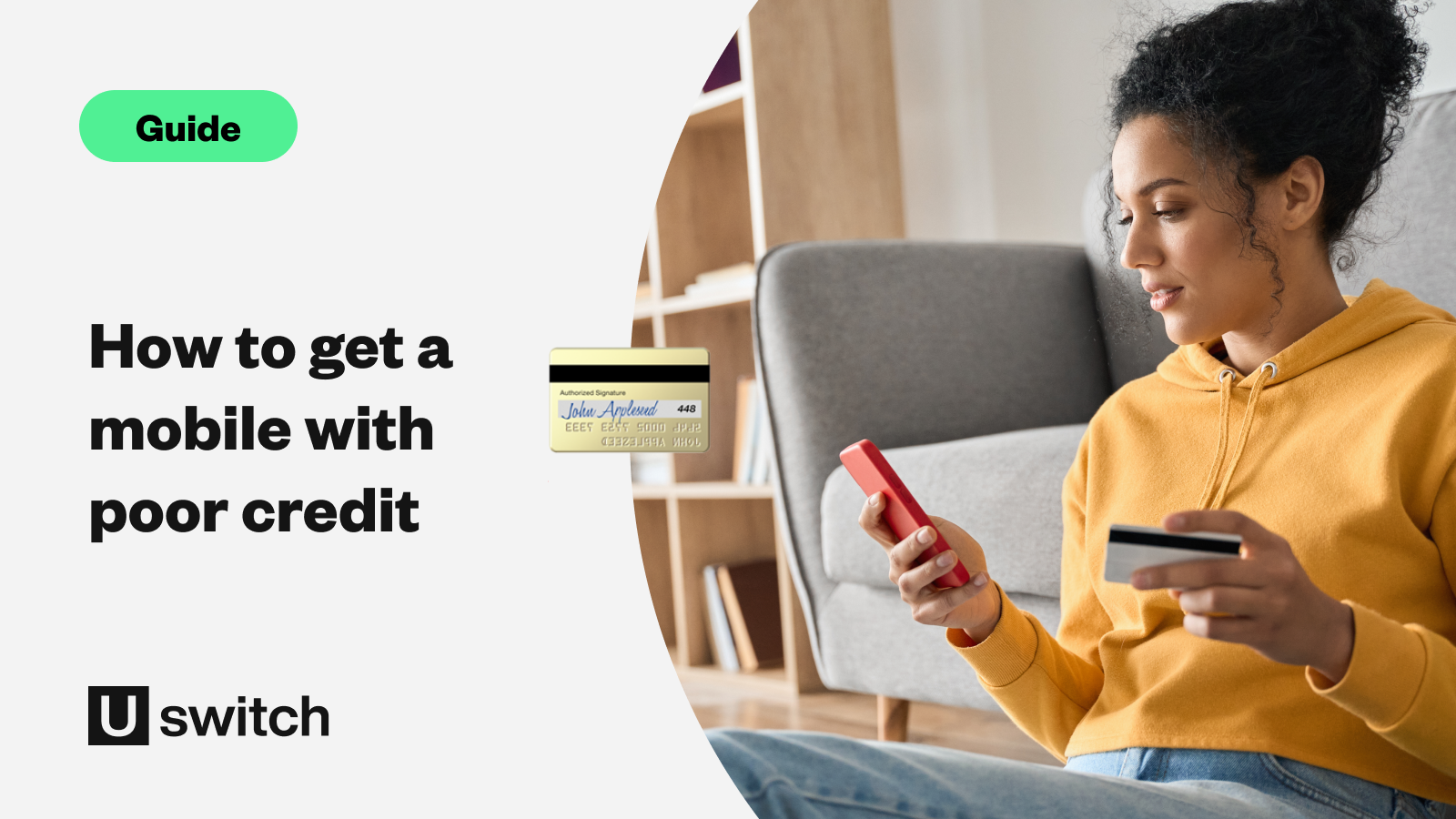 How to get a mobile phone deal with poor credit history