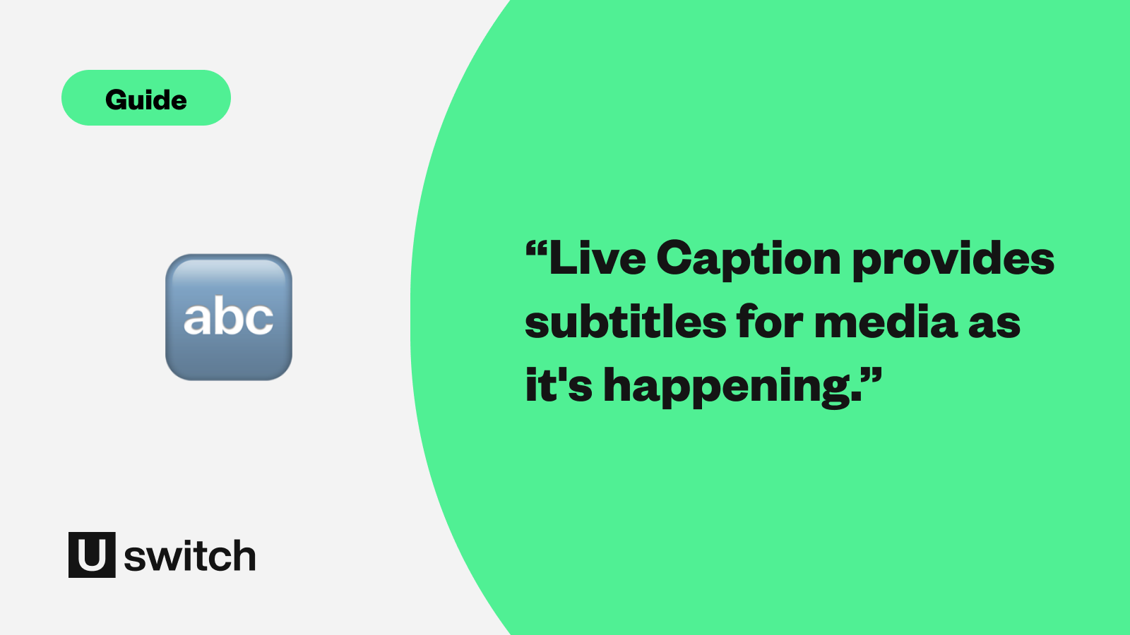 Live Caption accessibility - everything you need to know